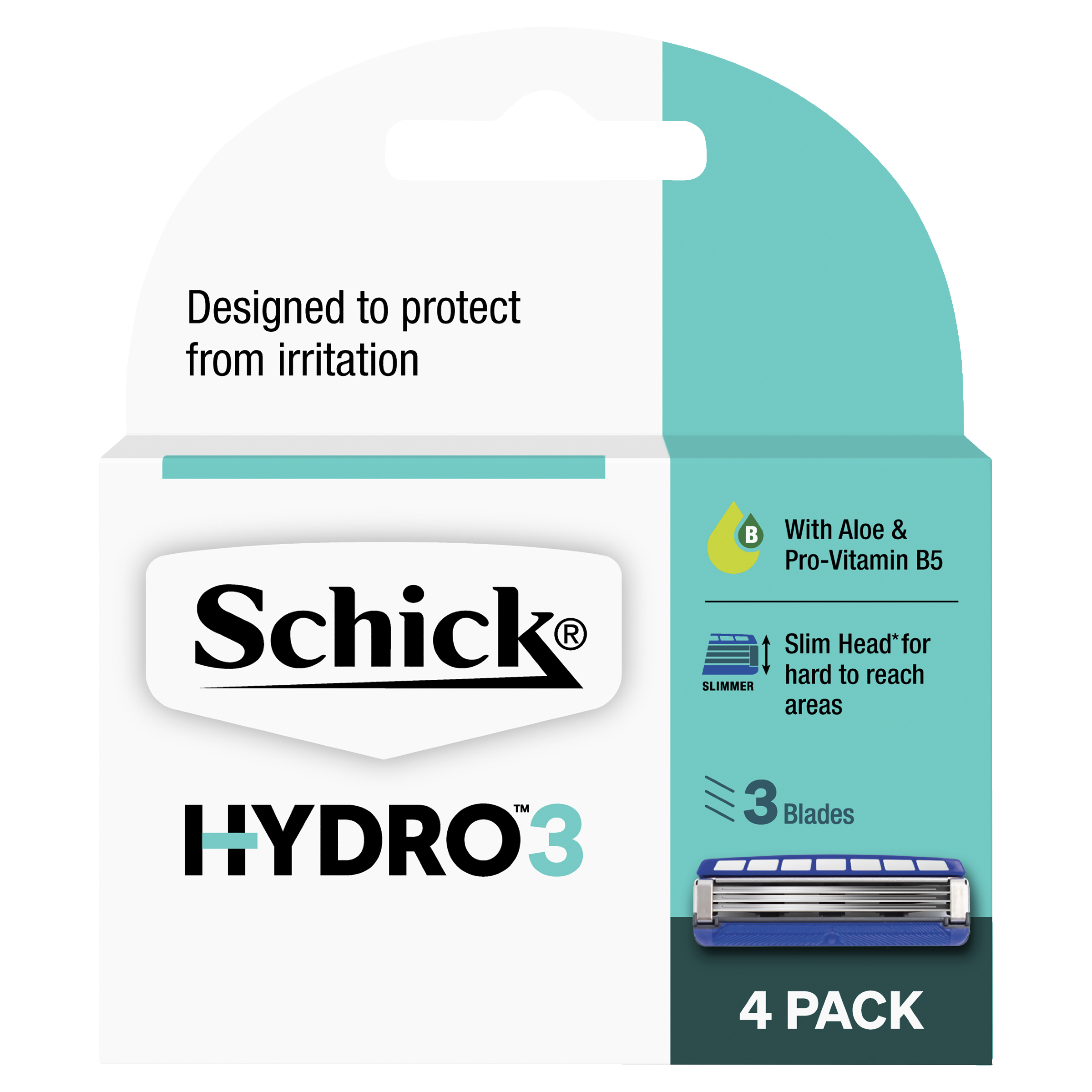 Schick Hydro 3 Blades Refill 4 pack
